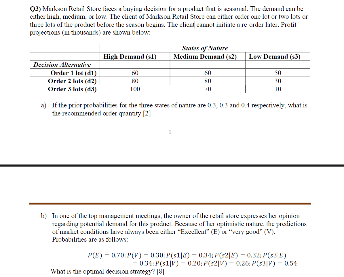 Solved please solve this operational research question | Chegg.com