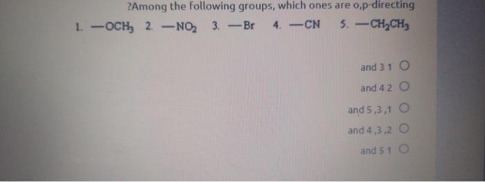 Solved ?Among the following groups, which ones are op | Chegg.com