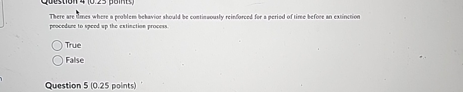 Solved There are times where a problem behavior should be | Chegg.com