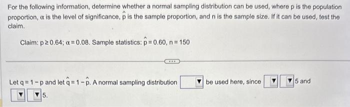 Solved For the following information, determine whether a | Chegg.com