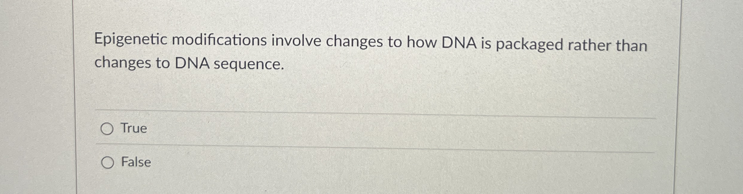 Solved Epigenetic modifications involve changes to how DNA | Chegg.com