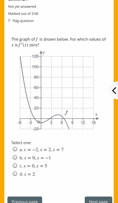 Solved Not yet answered Marked out of 3.00 Flag question The | Chegg.com