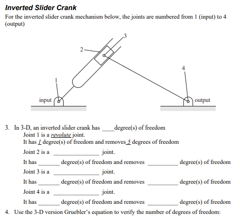 Solved Inverted Slider CrankFor the inverted slider crank | Chegg.com