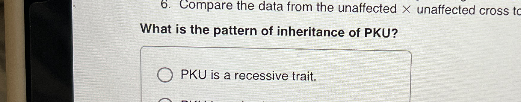 Solved What is the pattern of inheritance of PKU? | Chegg.com