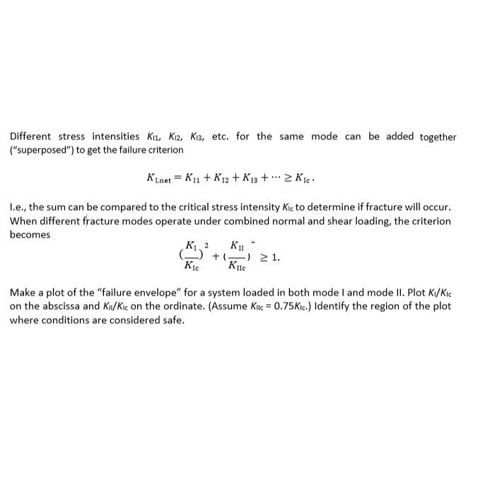 Solved Different stress intensities K11,K12,K13, ﻿etc. for | Chegg.com