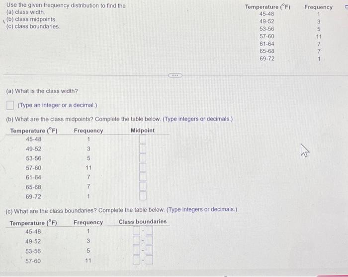 Solved Use the given frequency distribution to find the (a) | Chegg.com