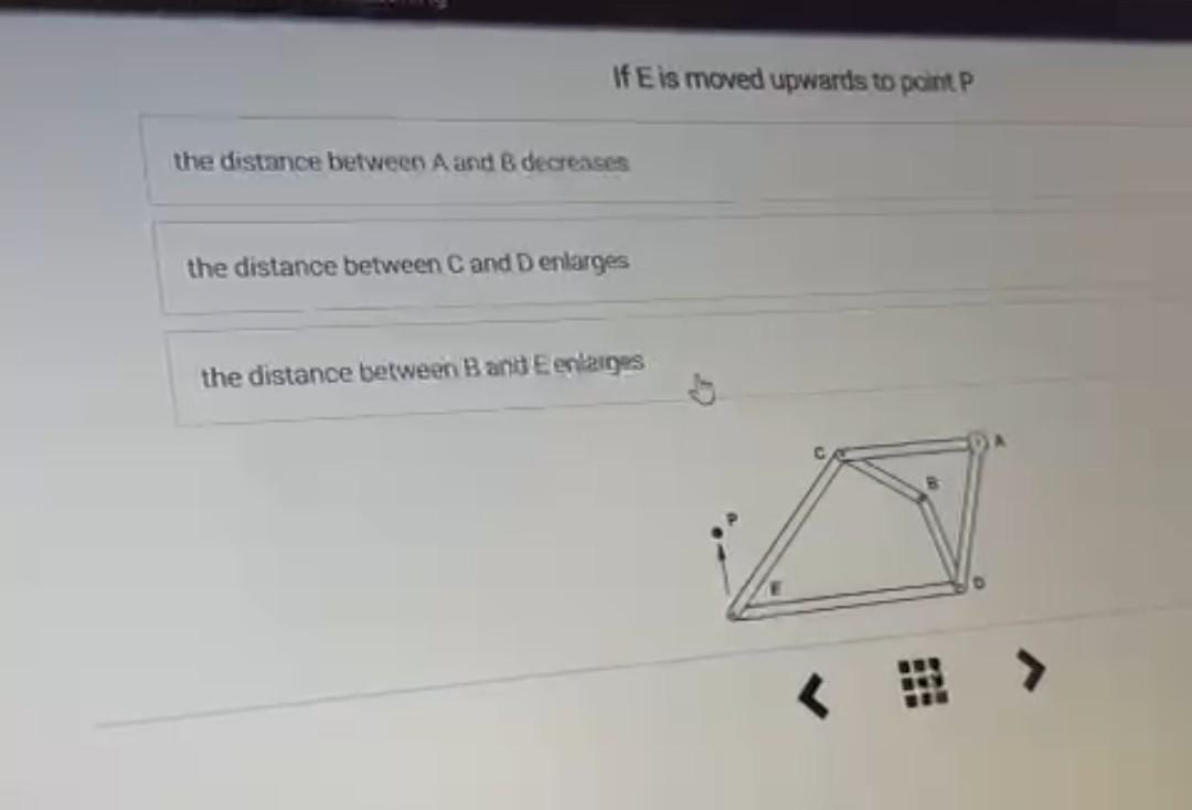 Solved the distance between C and D enlarges the distance | Chegg.com