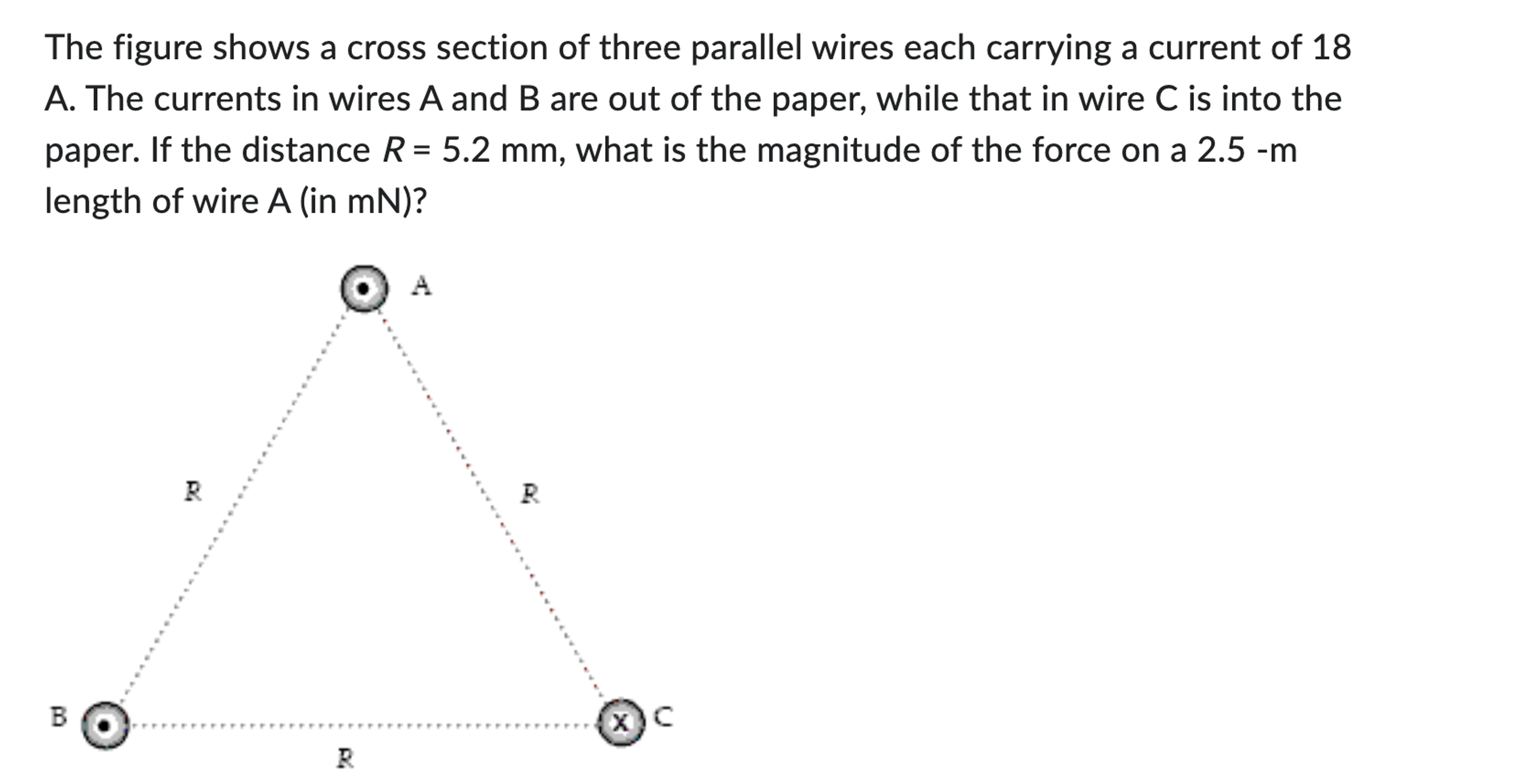 Solved The figure shows a cross section of three parallel | Chegg.com