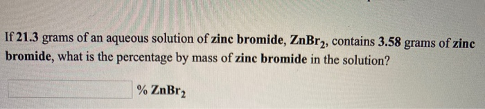 Solved You wish to prepare 194 grams of 7.99 % FeSO4 You | Chegg.com
