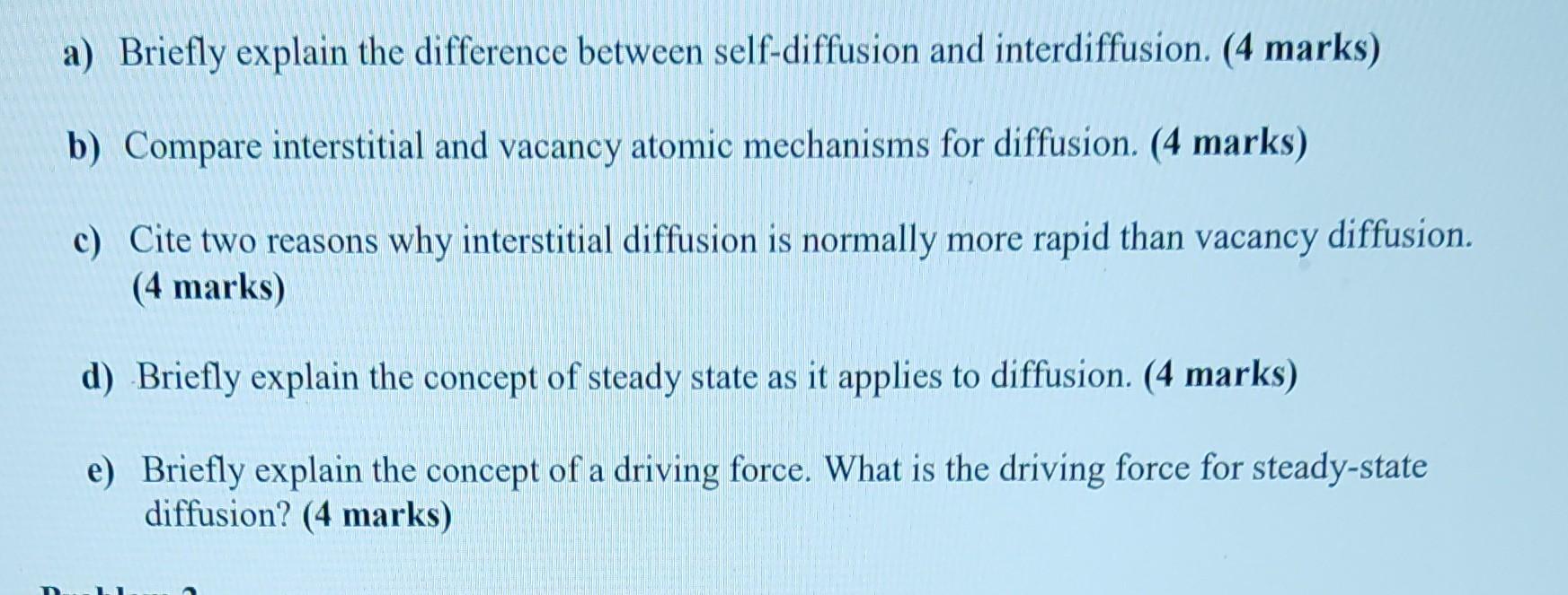 Solved a) Briefly explain the difference between | Chegg.com