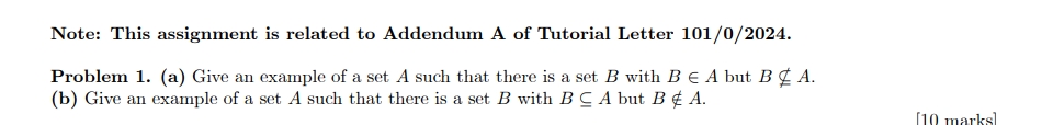 Solved Note: This assignment is related to Addendum A of | Chegg.com