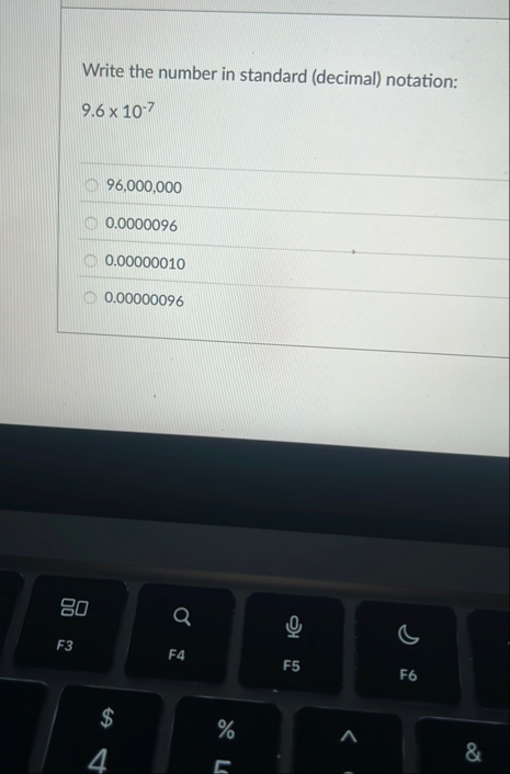 Solved Write the number in standard (decimal) | Chegg.com
