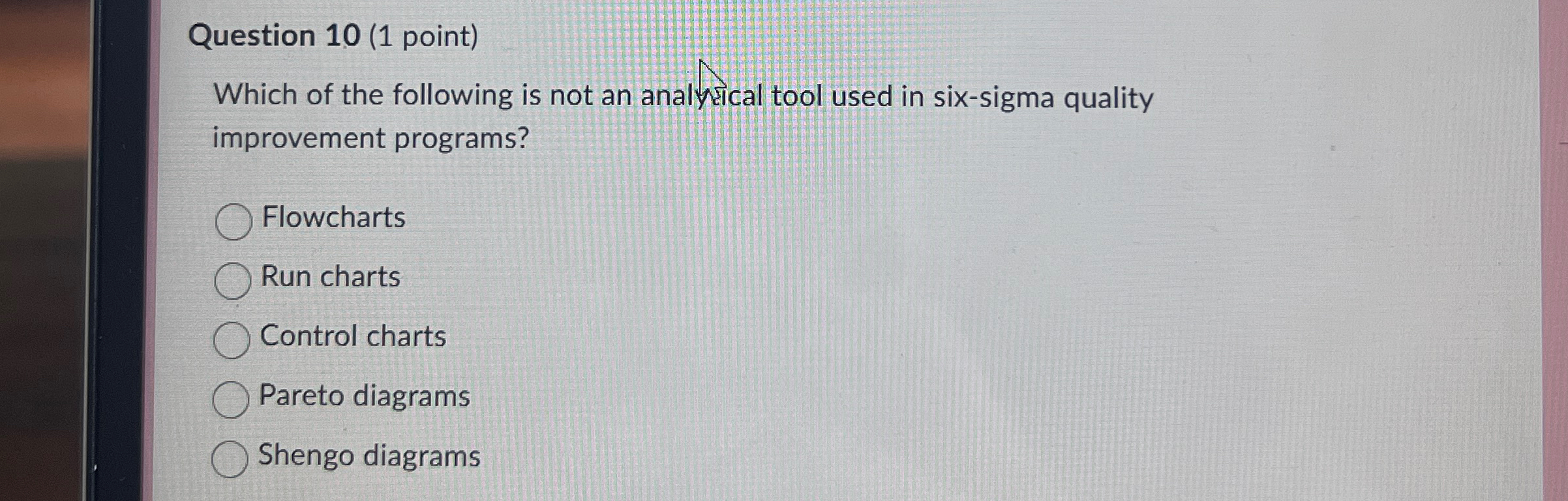 Solved Question 10 (1 ﻿point)Which of the following is not | Chegg.com