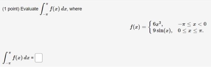 Solved (1 point) 6.** 6 + cos3 u du = cos2 u (1 point) | Chegg.com