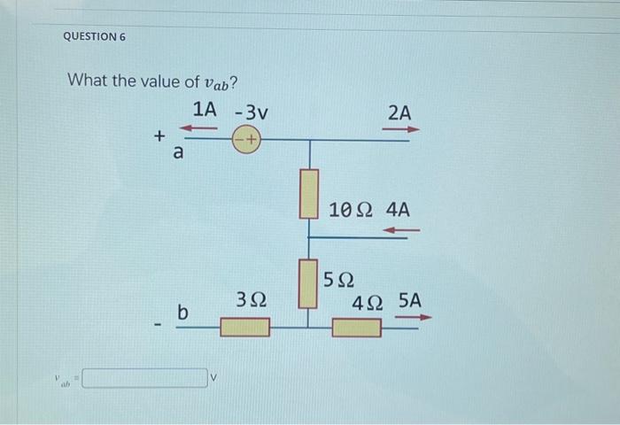 Solved What the value of vab ? | Chegg.com
