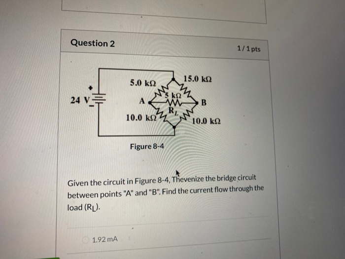 Solved Question 2 1/1 pts 15.0 k 2 5.0 ks2 w 24 y = 10.0 ks | Chegg.com