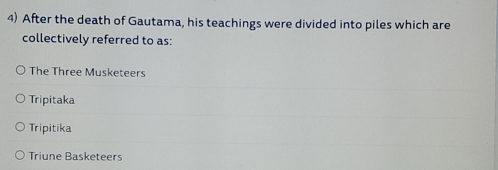 Solved 1) The relationship between Buddhism and Hinduism may | Chegg.com