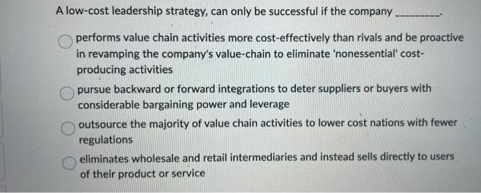 Solved In analyzing the external market, management must | Chegg.com