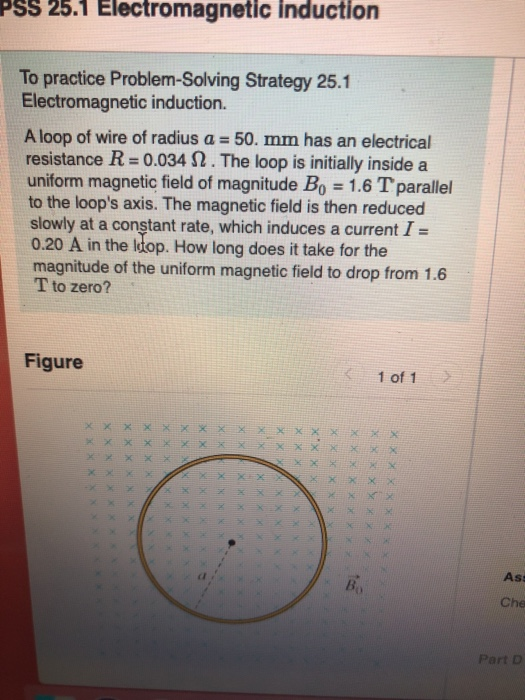 Solved PSS 25.1 Electromagnetic induction To practice | Chegg.com