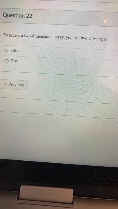 Solved Question 21 When an array is instantiated, it is | Chegg.com