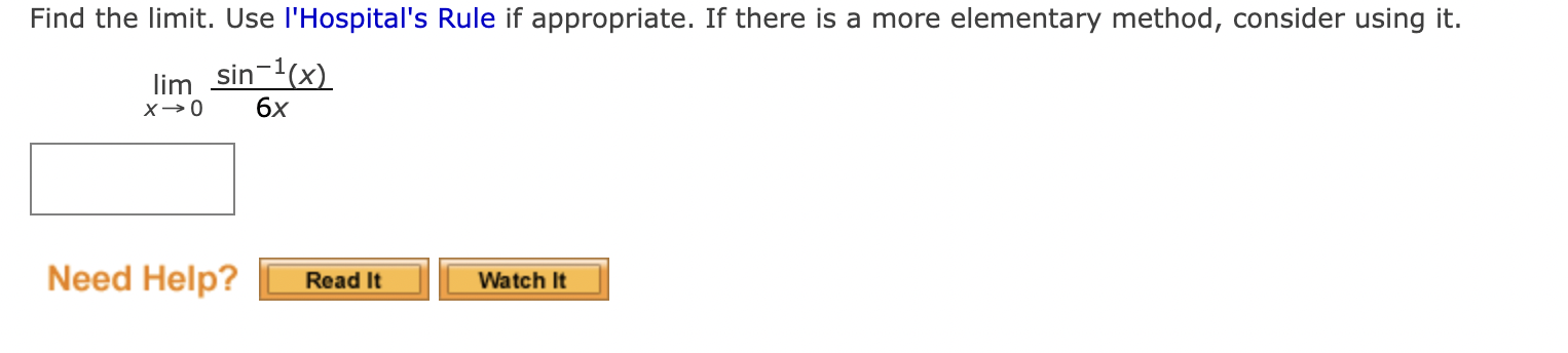 Solved Find the limit. ﻿Use I'Hospital's Rule if | Chegg.com