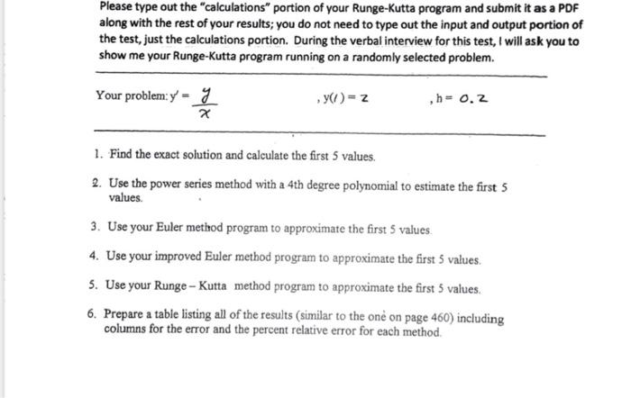 Solved Come anyone help me figure out a runge-Kutta program | Chegg.com