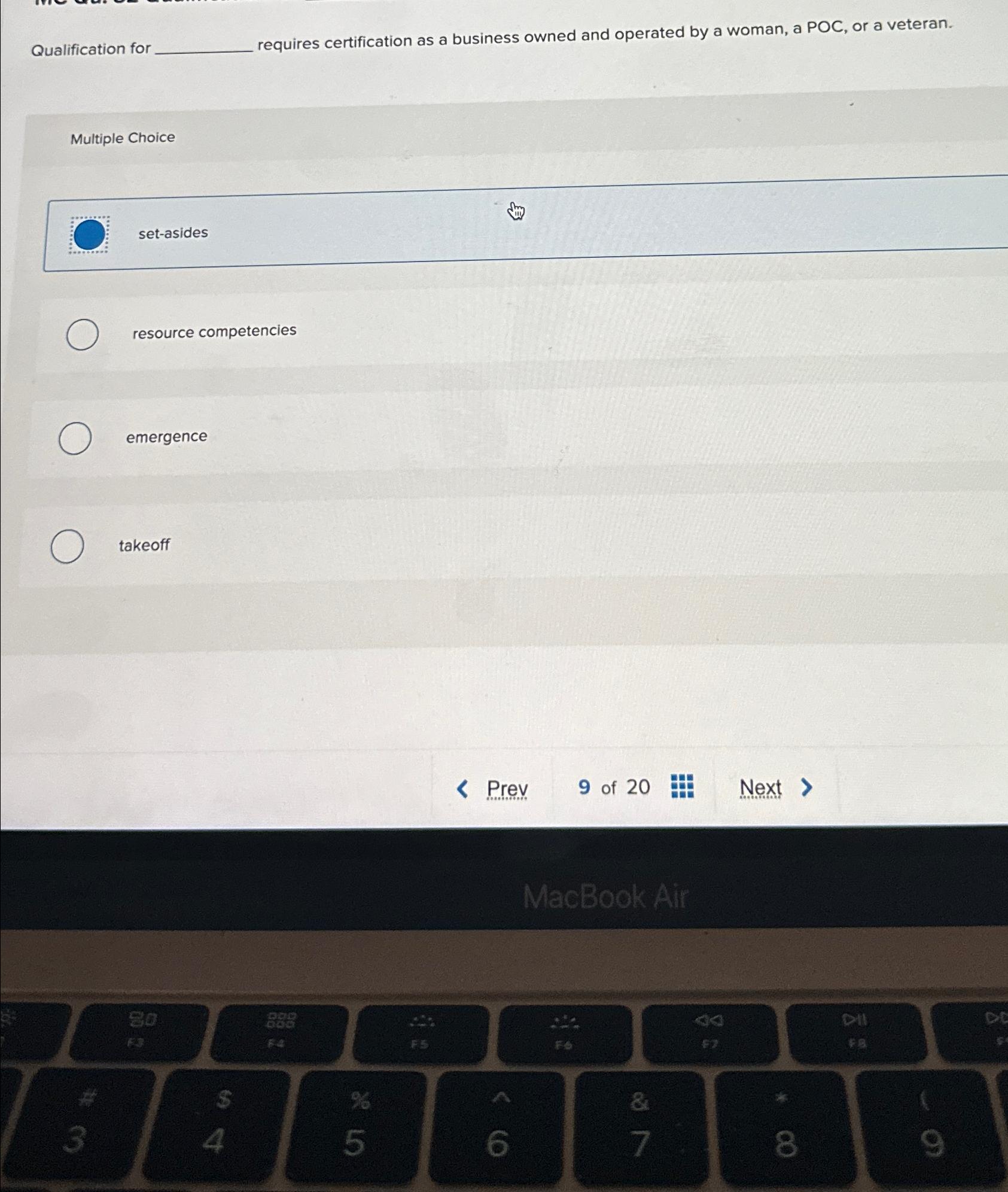 Solved Qualification for requires certification as a | Chegg.com