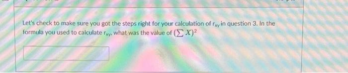 Solved Let's check to make sure you got the steps right for | Chegg.com