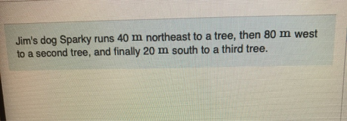 Solved a) calculate Sparky’s net displacement vector.b) | Chegg.com
