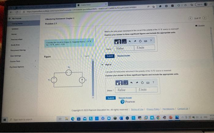 Solved Verity that the total power developed in the circuit | Chegg.com