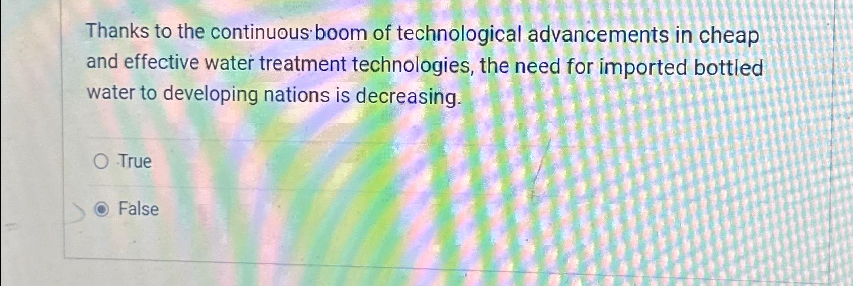 Solved Thanks to the continuous boom of technological | Chegg.com