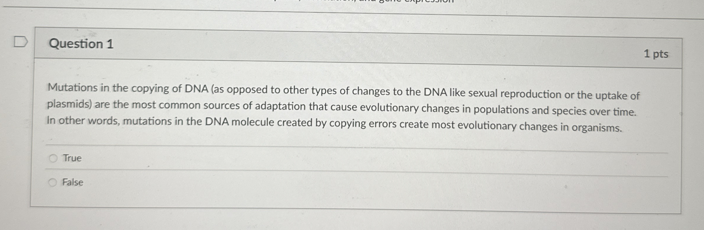 Solved Question 11 ﻿ptsMutations in the copying of DNA (as | Chegg.com