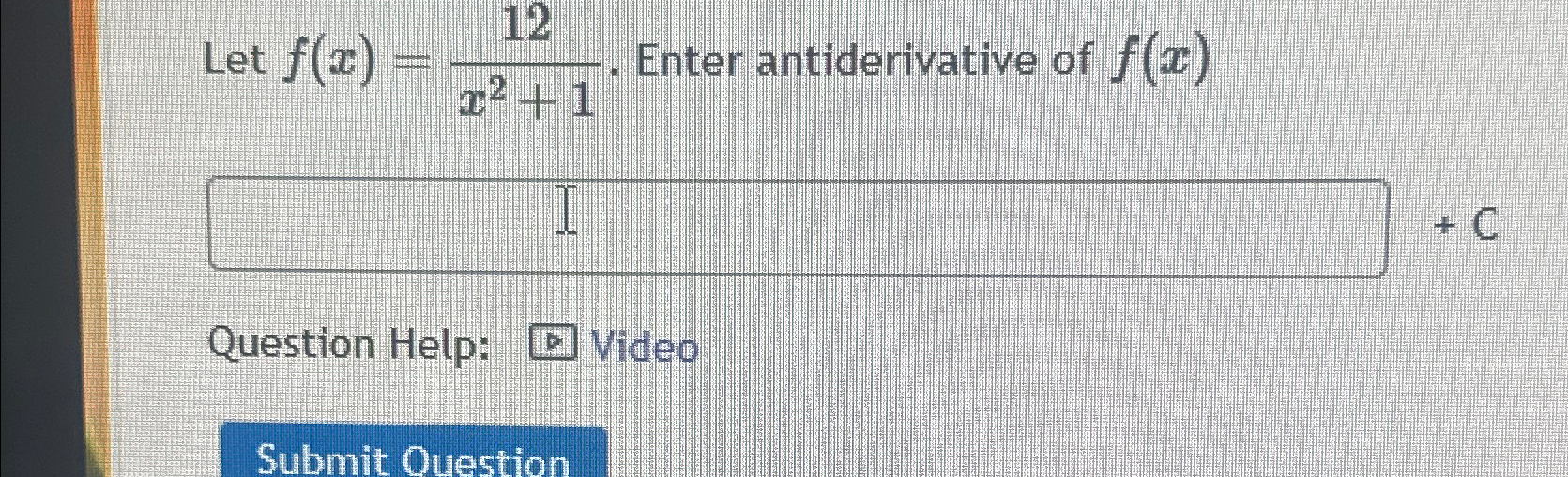 Let f(x)=12x2+1. ﻿Enter antiderivative of | Chegg.com