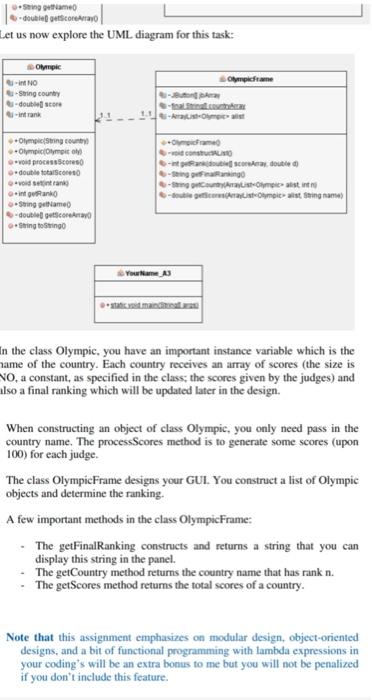 Objectives: Practice java programming with GUI Task | Chegg.com