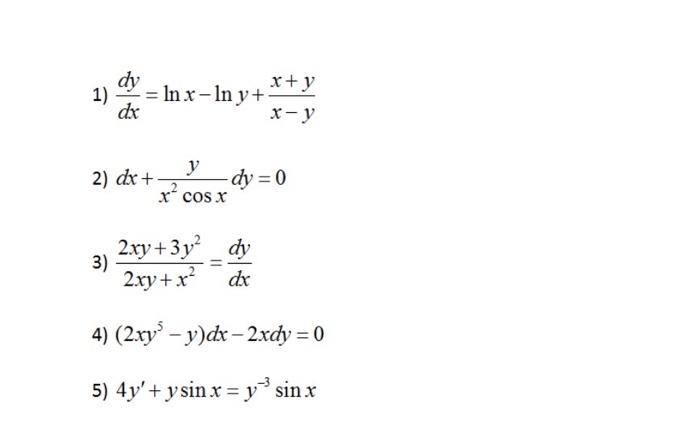 Solved differential equations | Chegg.com