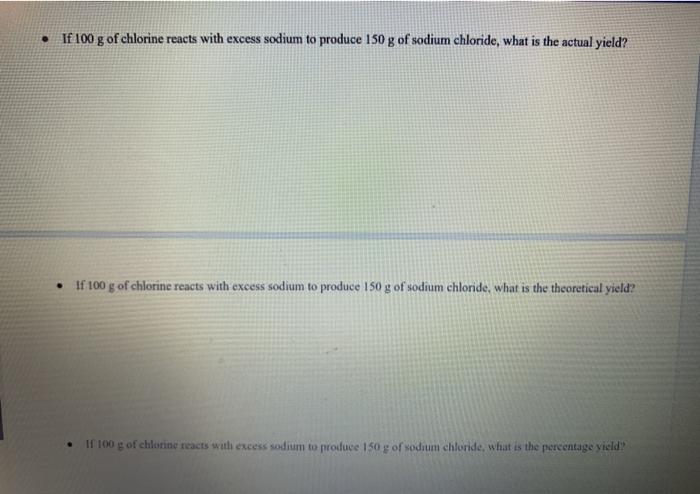 Solved Stoichiometry Guide • Balance the following reaction | Chegg.com