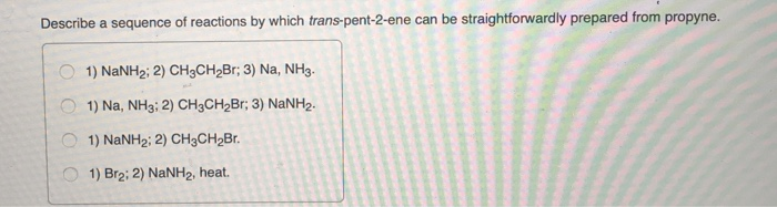 Solved Describe a sequence of reactions by which | Chegg.com