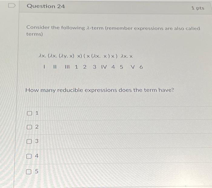 Solved Consider the following λ-term (remember expressions | Chegg.com