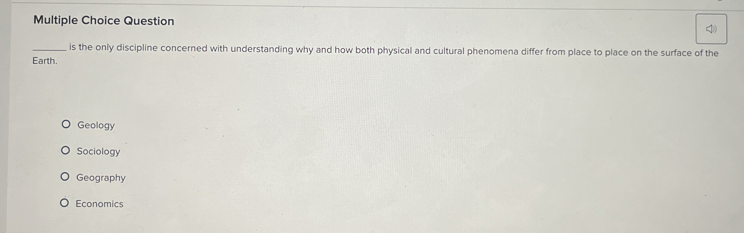 Solved Multiple Choice Question ﻿Earth.is the only | Chegg.com