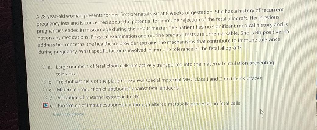 Solved A 28 -year-old woman presents for her first prenatal | Chegg.com