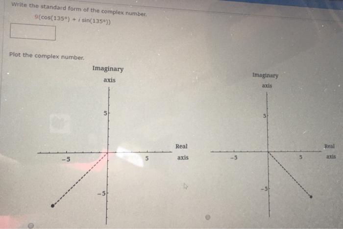 Solved Write the standard form of the complex number. | Chegg.com