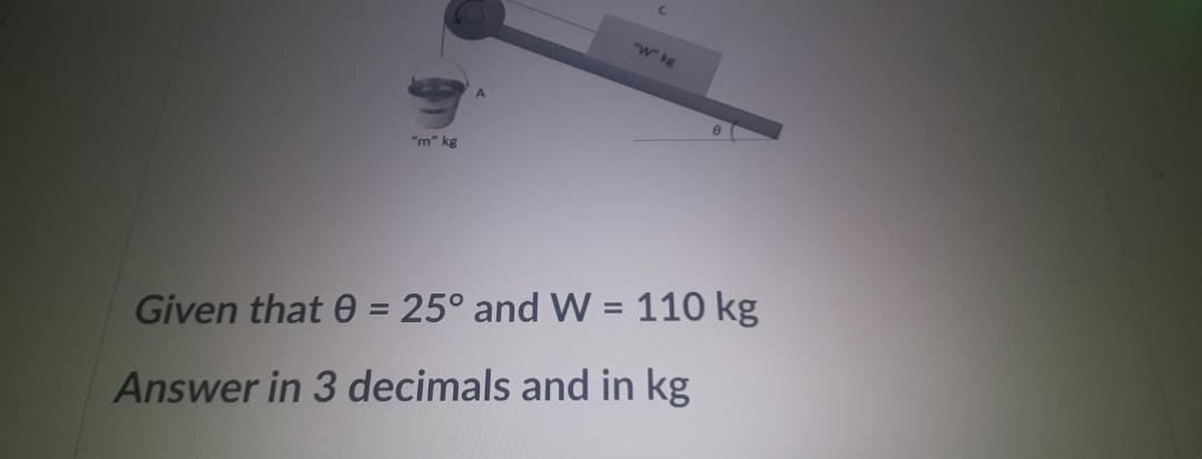 Solved Bucket A and block C are connected by a cable that | Chegg.com
