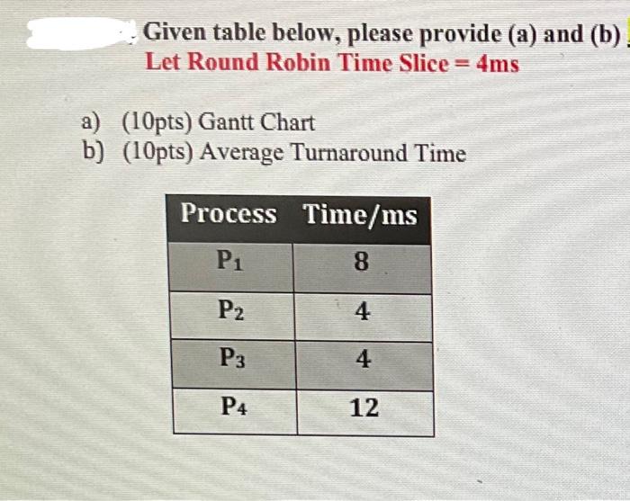 Solved Given table below, please provide (a) and (b) Let | Chegg.com