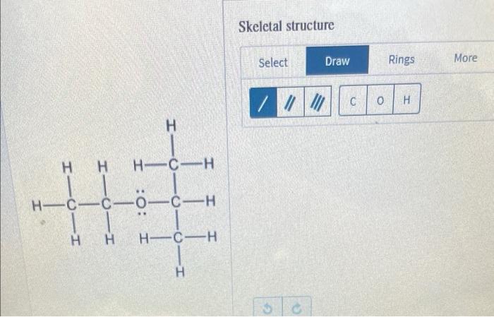 Solved Draw these Lewis structures as skeletal structures: H | Chegg.com