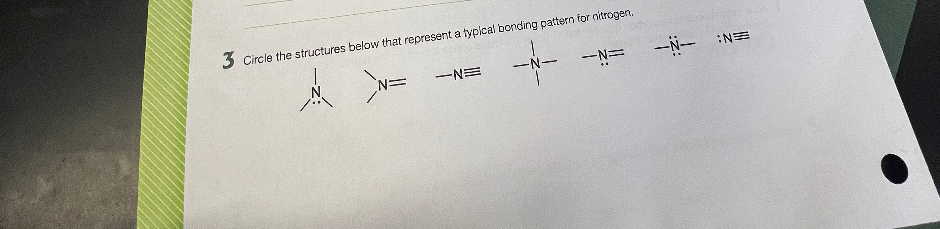 Solved 3 ﻿Circle the structures below that represent a | Chegg.com
