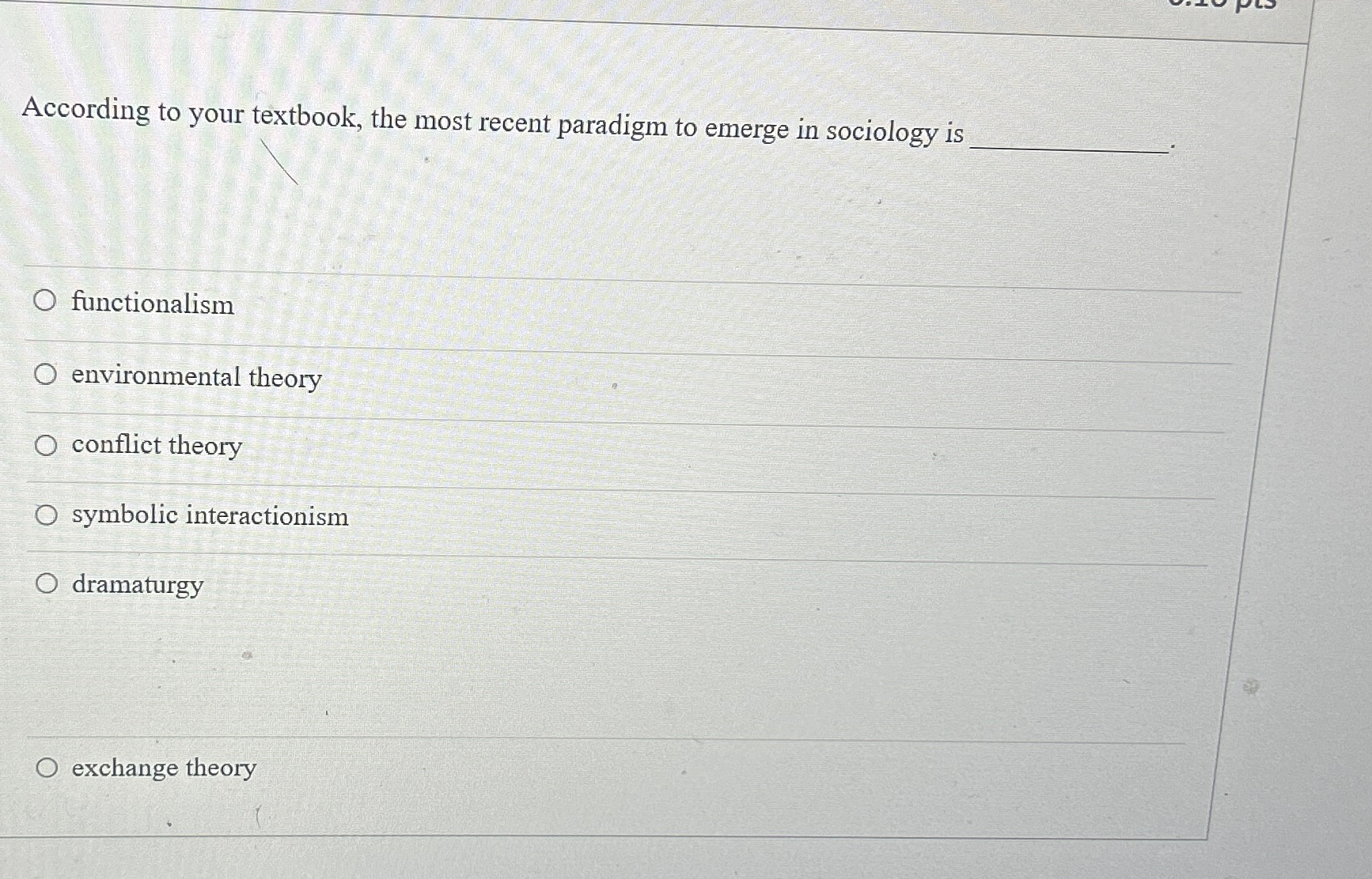 Solved According to your textbook, the most recent paradigm | Chegg.com