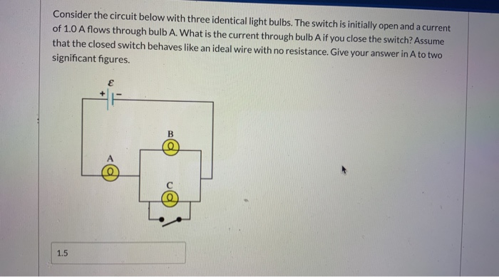 Solved Consider the circuit below with three identical light | Chegg.com