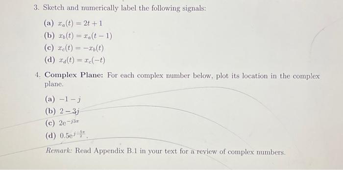 Solved 3. Sketch and numerically label the following | Chegg.com