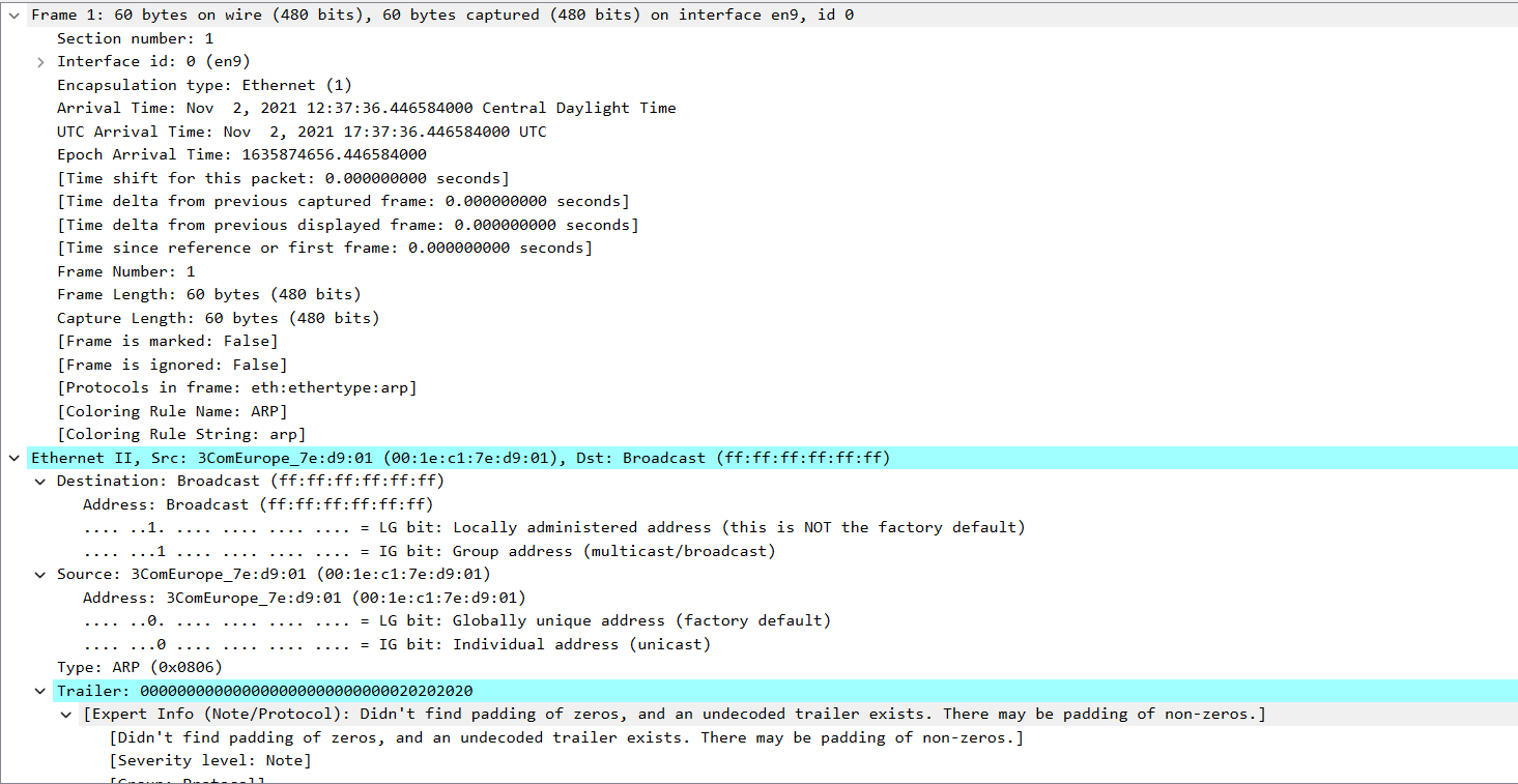 Solved Part 3: The Address Resolution Protocol (ARP)What is | Chegg.com