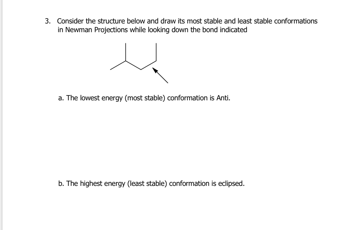Solved Consider the structure below and draw its most stable | Chegg.com